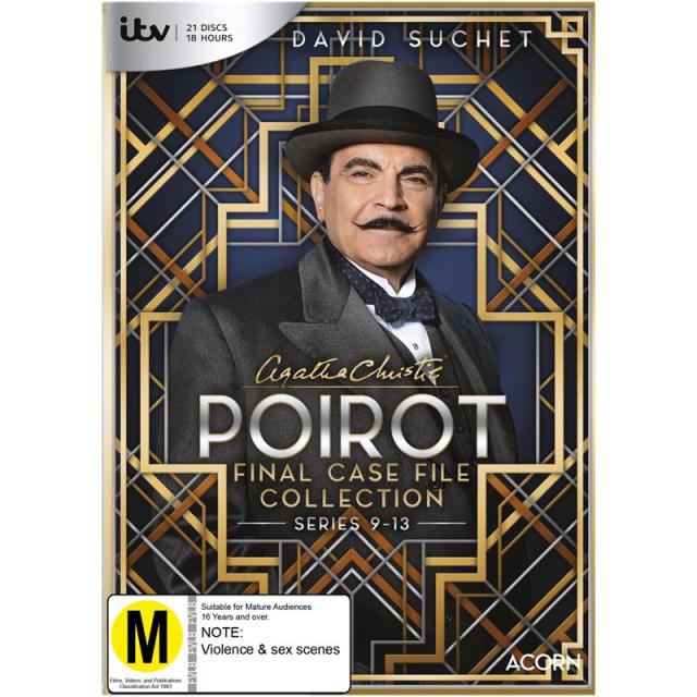 “Agatha Christie’s Poirot – Final Case Fiile Collection Series 9 – 13 ...